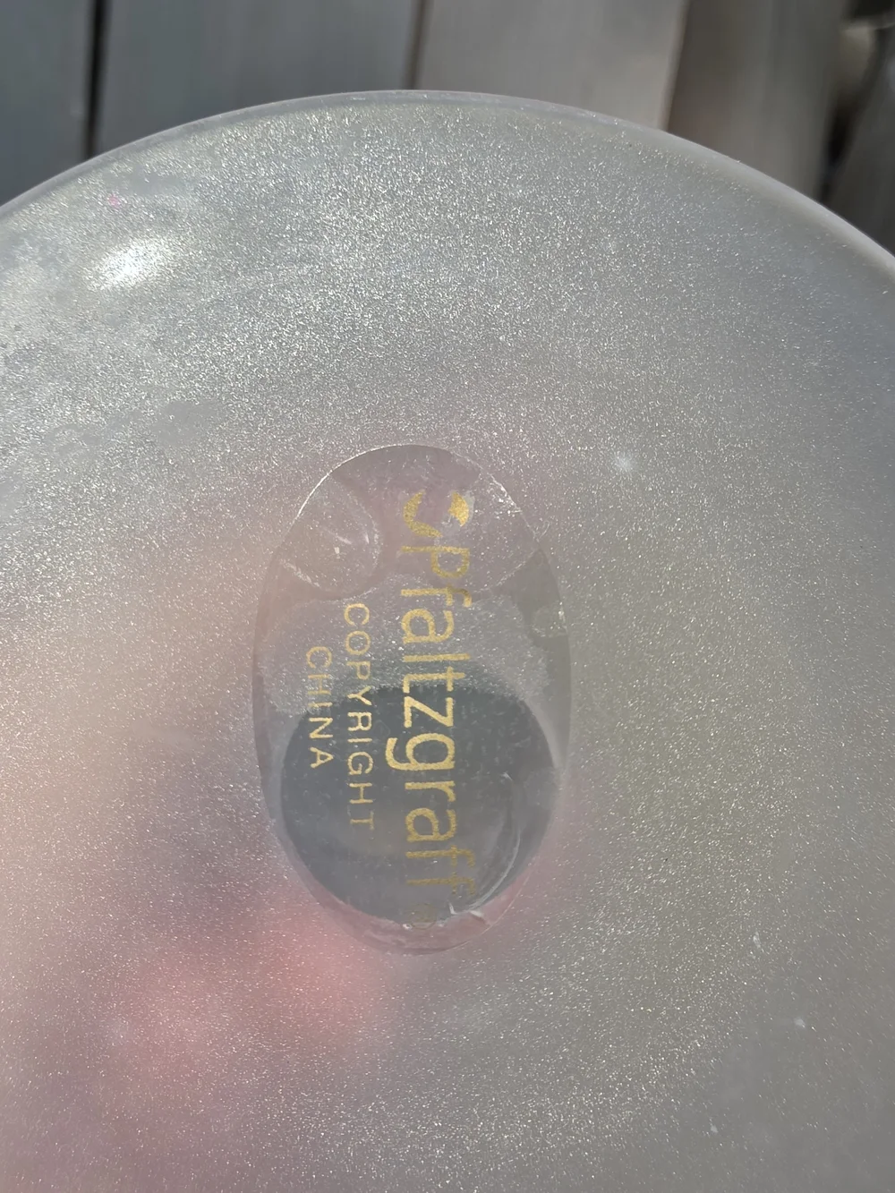 Pfaltzgraff | Accents | Vintage Pfaltzgraff Frosted Glass Fairy Lamp ...